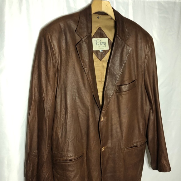Remy Leather | Jackets & Coats | Remy Lamb Leather Jacket Sport Coat ...